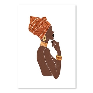Americanflat - Black Woman by Elena David - 16"x20" Poster Art Print - Bed Bath & Beyond - 37734415